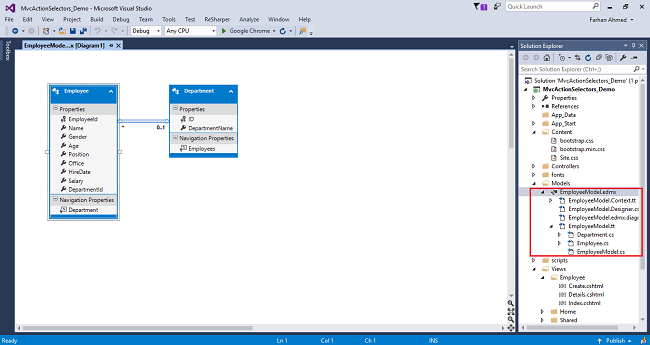 Action Verb Selectors In ASP.NET MVC